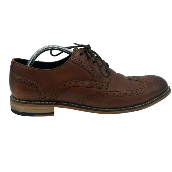Bar III | Shoes | Bar Iii Wingtip Dress Shoes Men 15 Leather Lace Up ...